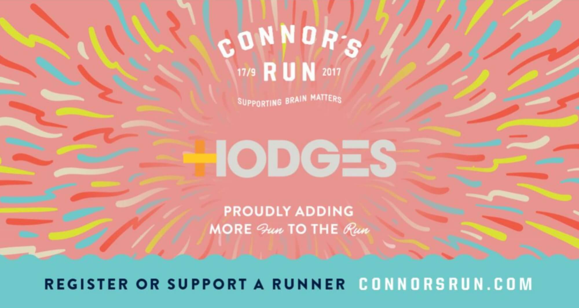 Proudly supporting the Robert Connor Dawes Foundation. - Hodges