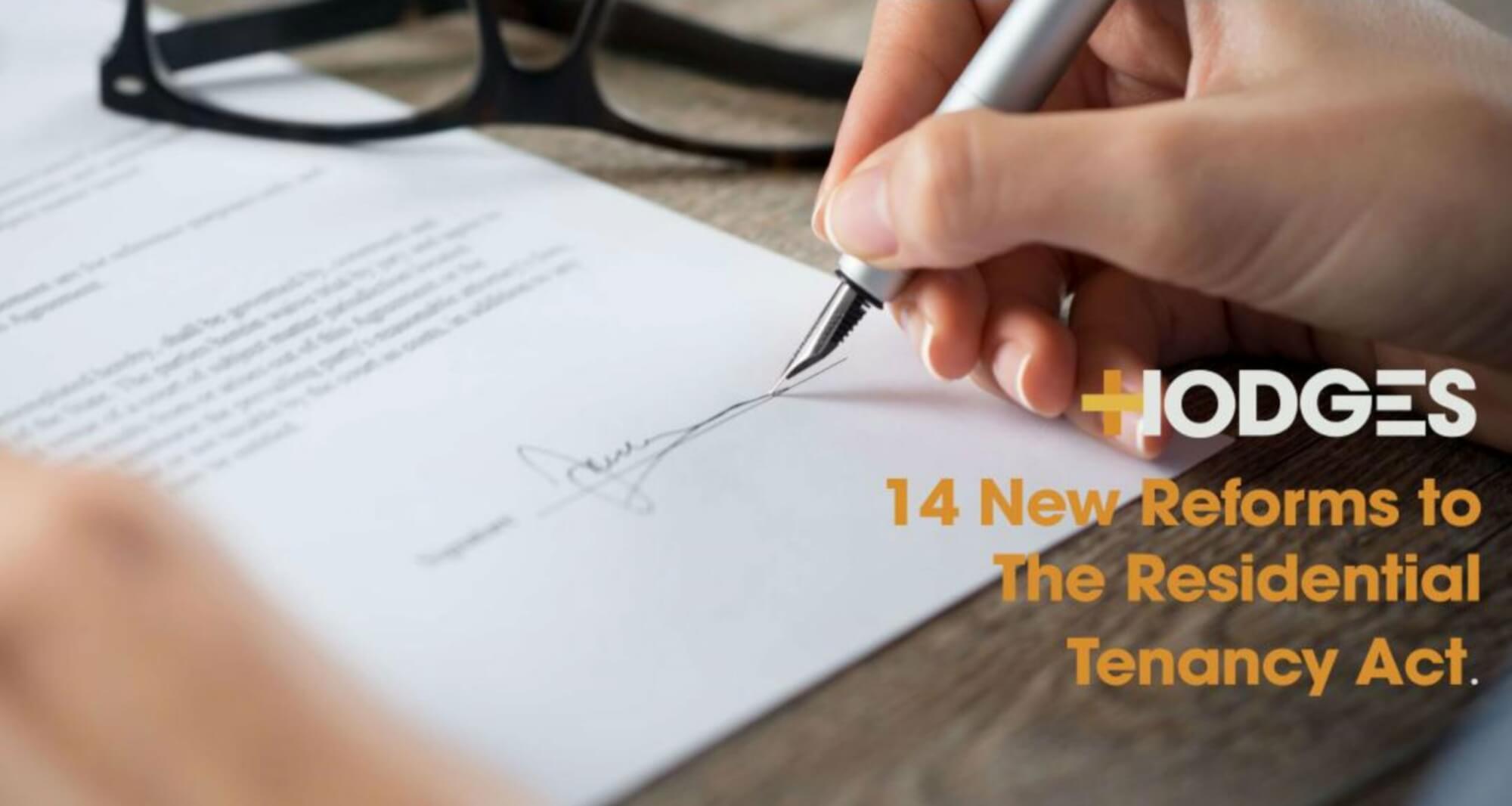 Residential Tenancy Act Reforms - Hodges